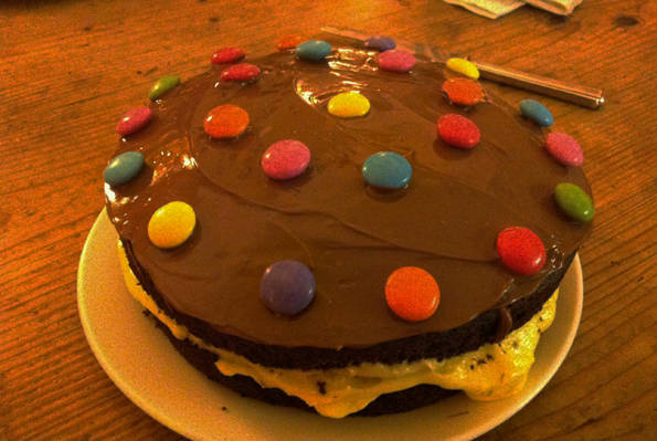Gran’s Chocolate Smartie Cake – House of Storr